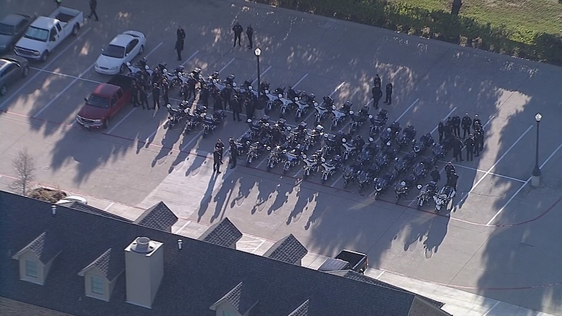 PHOTOS: Funeral procession of fallen Grand Prairie Officer AJ Castaneda ...