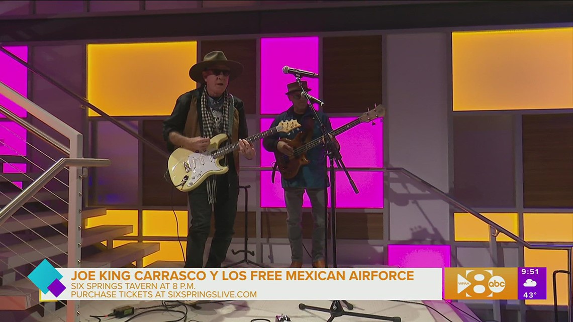 Joe King Carrasco in studio | wfaa.com