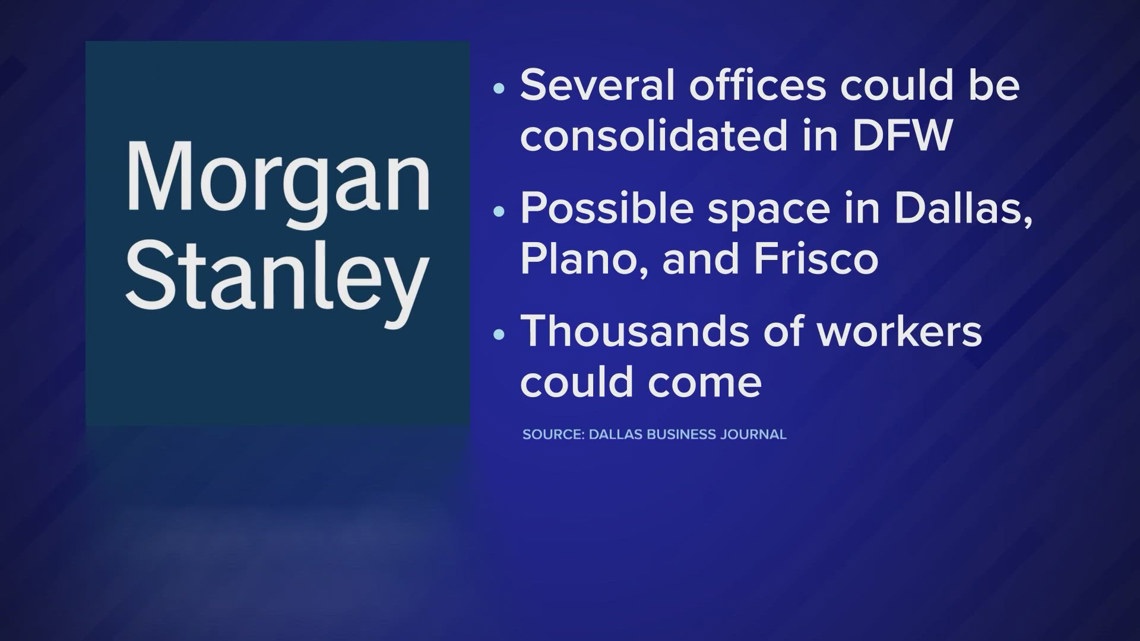 Report: Morgan Stanley explores Dallas-Fort Worth | wfaa.com