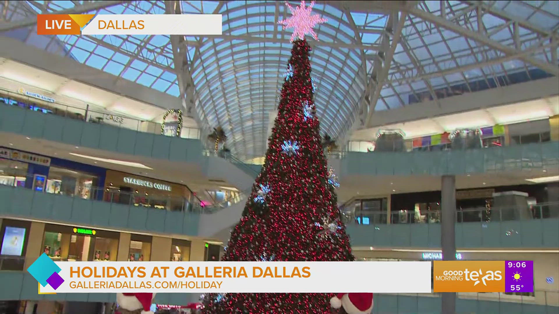 Galleria Dallas Christmas Tree Lighting | wfaa.com
