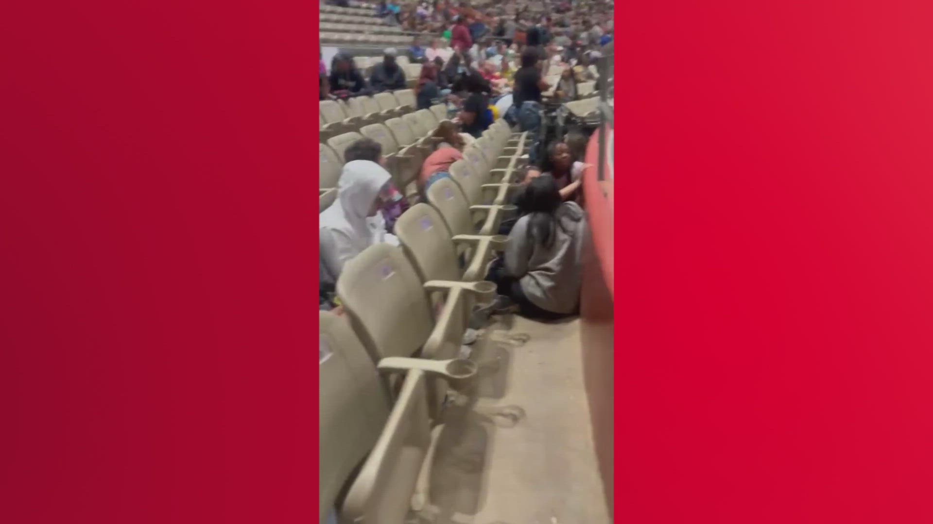 Spectator video shows the State Fair of Texas moments after shots were ...