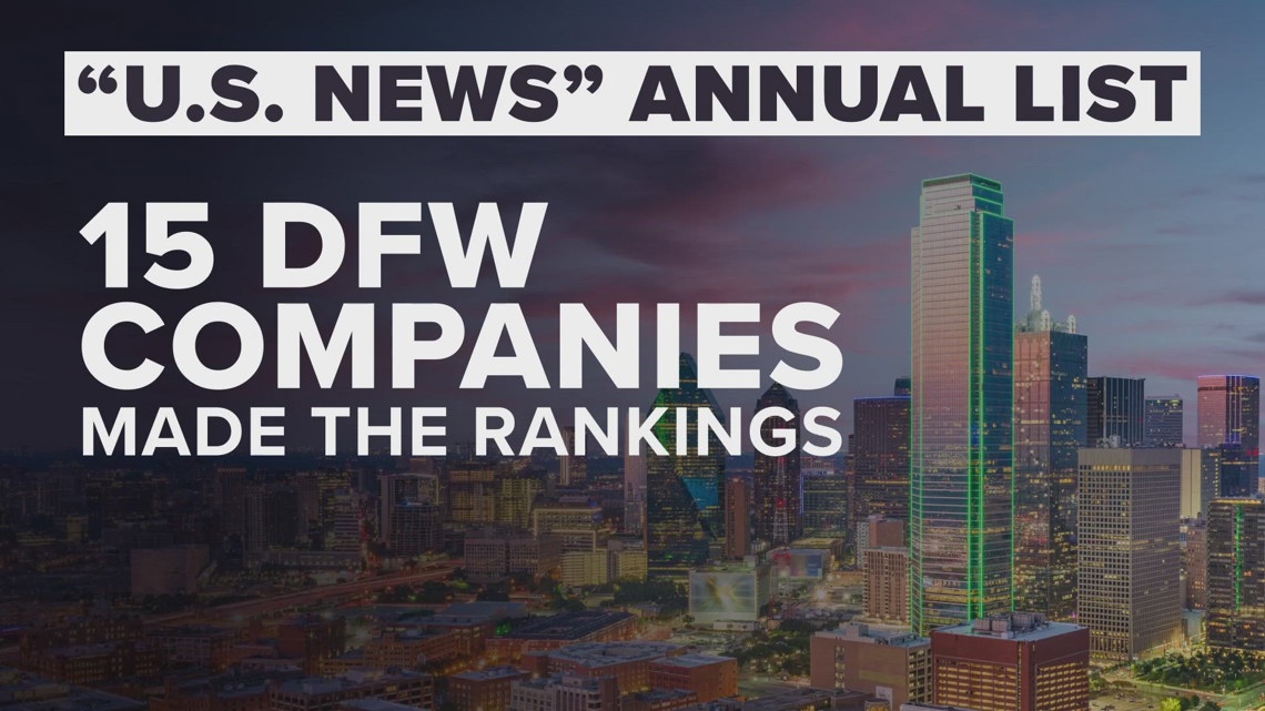 15 DFW companies named among U.S. News & World Report's new best places ...