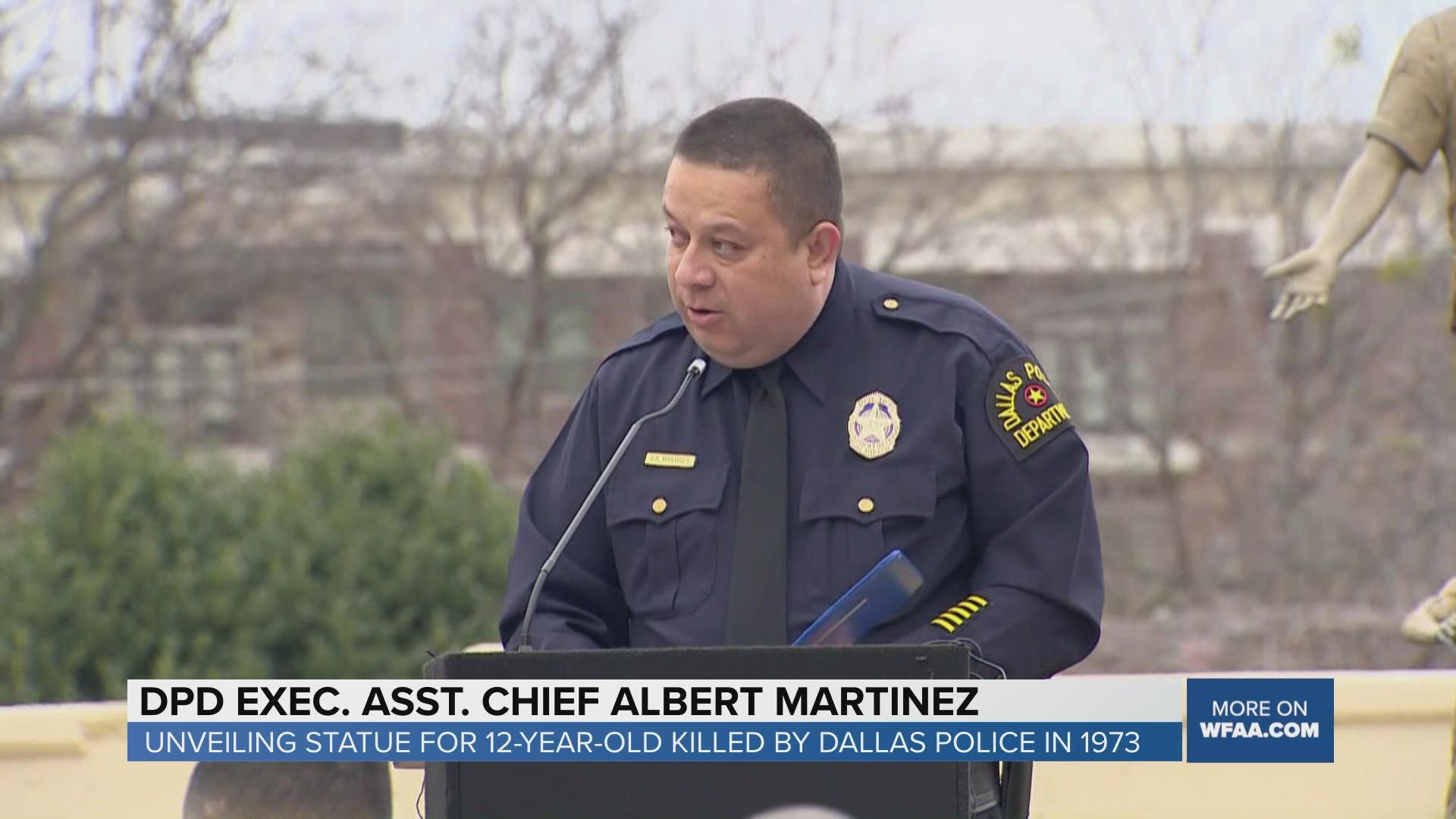 'No more, no mas' | At statue dedication, Dallas police exec. asst ...