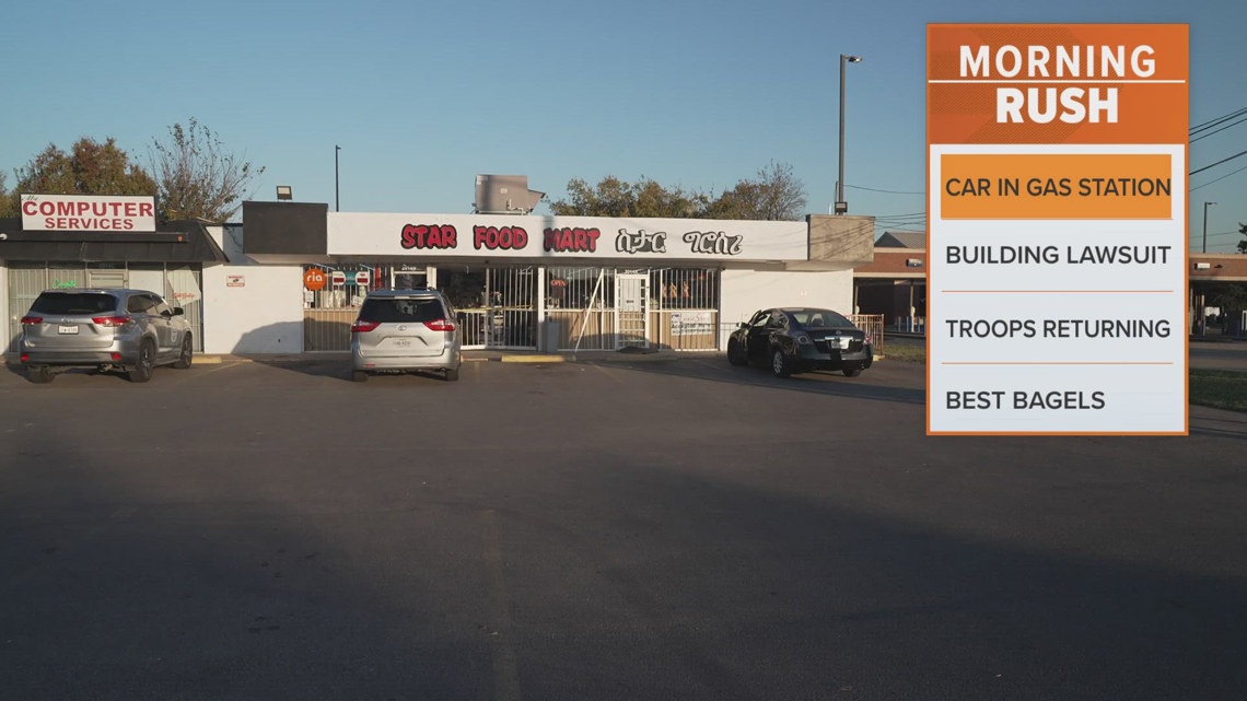 Car crashes into a gas station in Garland | wfaa.com