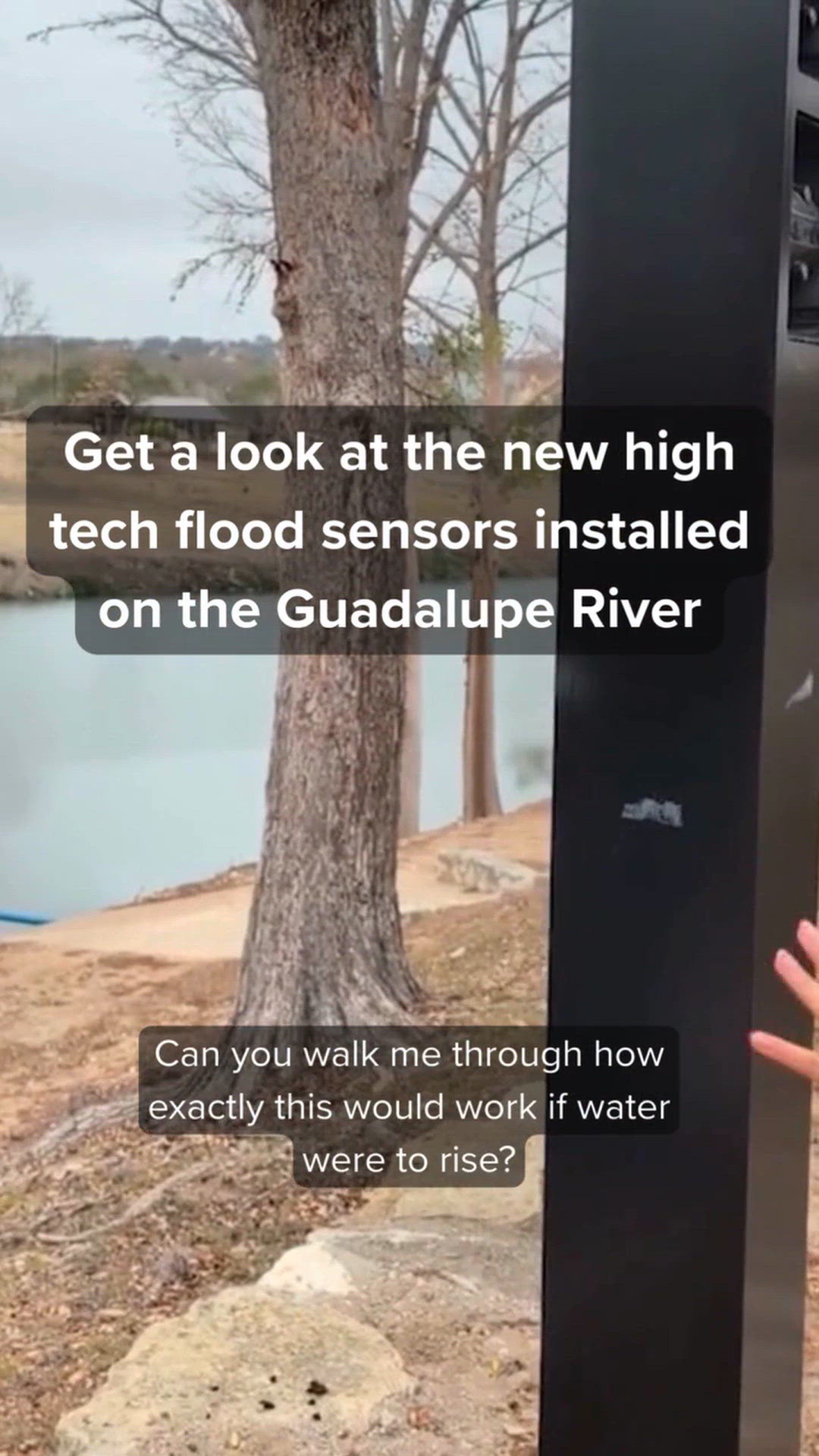 High tech flood sensors installed on the Guadalupe River | wfaa.com