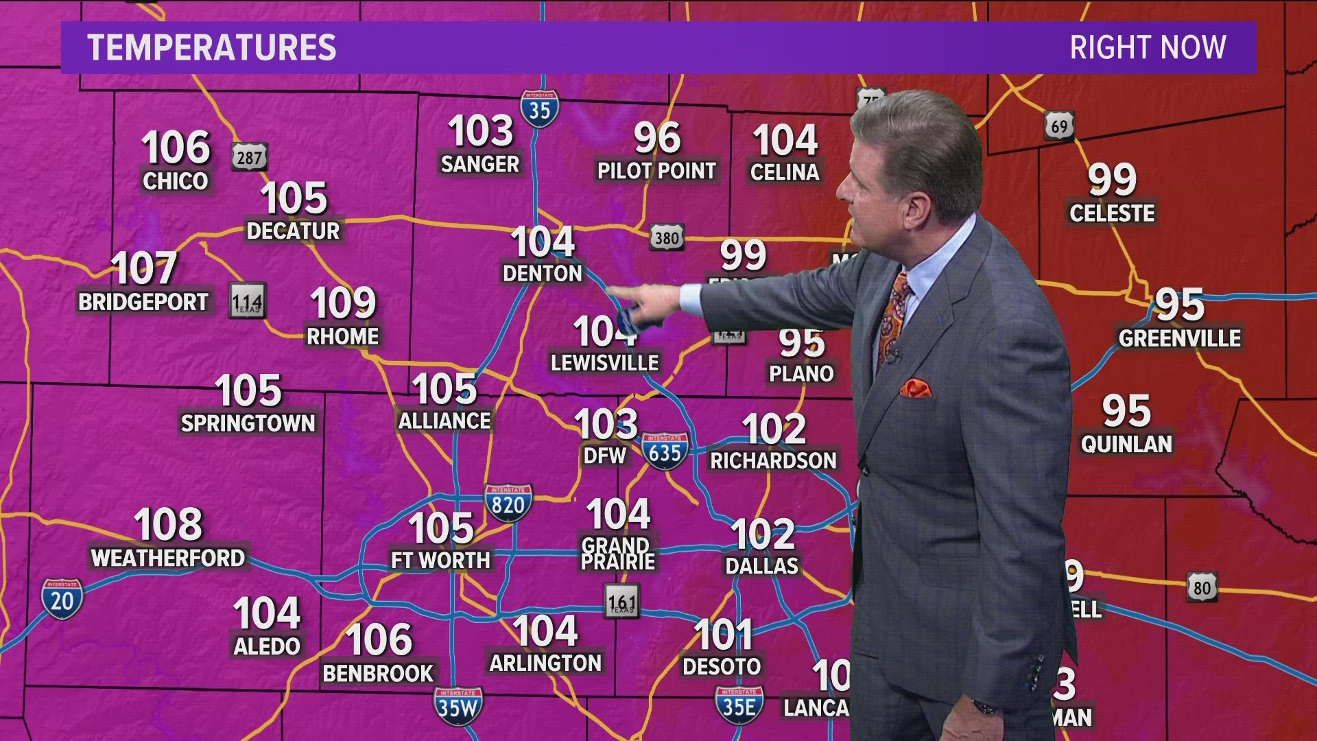 DFW Weather: Expect the extreme heat to continue through the week ...