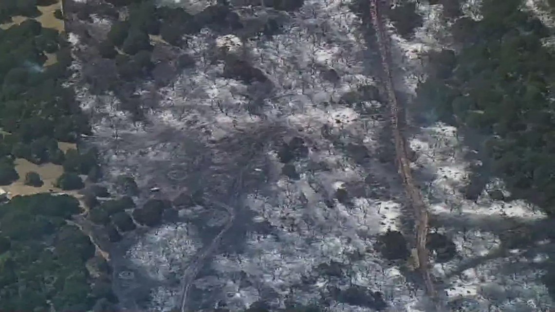 Hill County, Texas fire: Crews continue to work to contain large ...