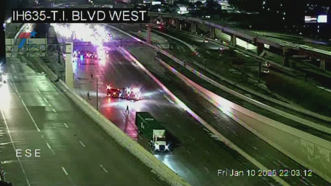 Black ice and sludge causing issues on North Texas roadways | wfaa.com