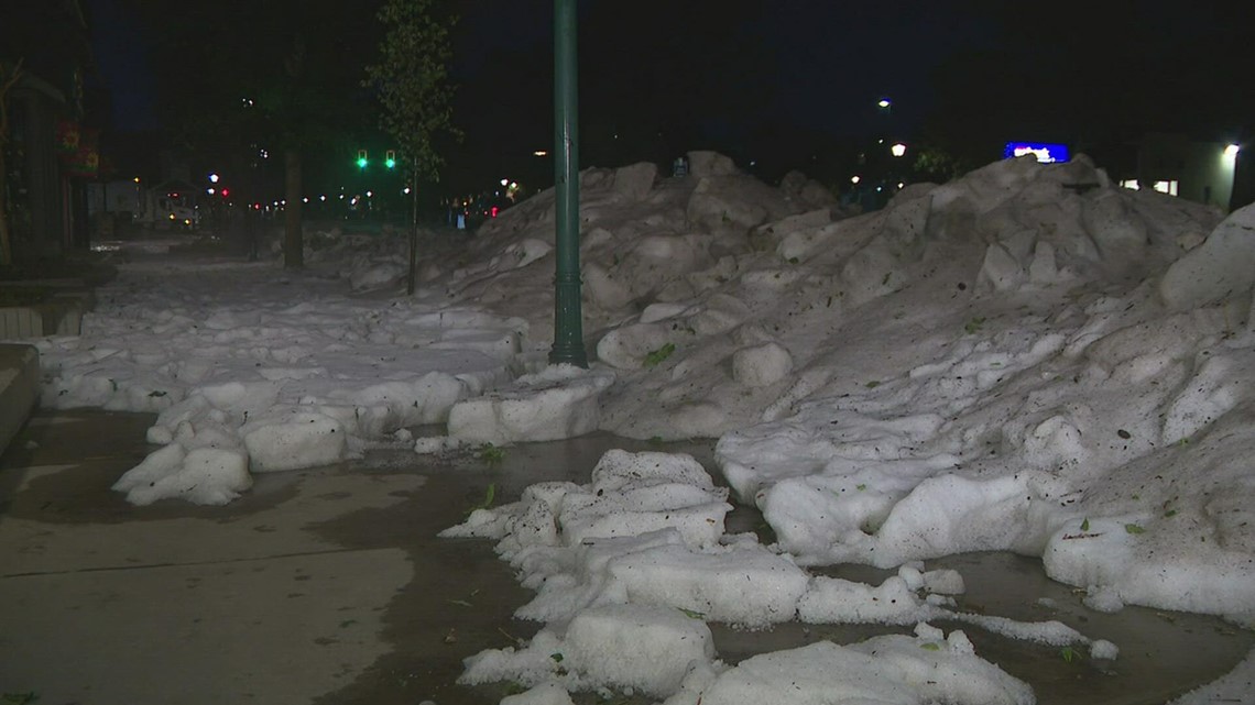 Storm dumps over a foot of hail in Estes Park, CO | wfaa.com