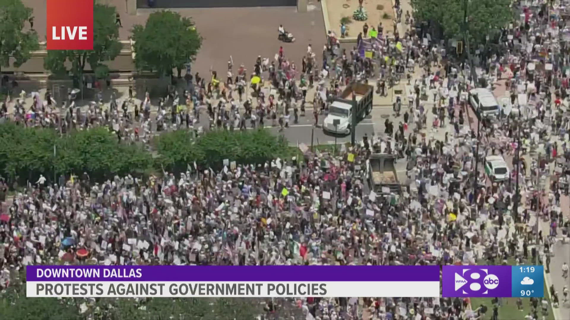 'No Kings' protests: Thousands gather in Dallas, Fort Worth rallies ...