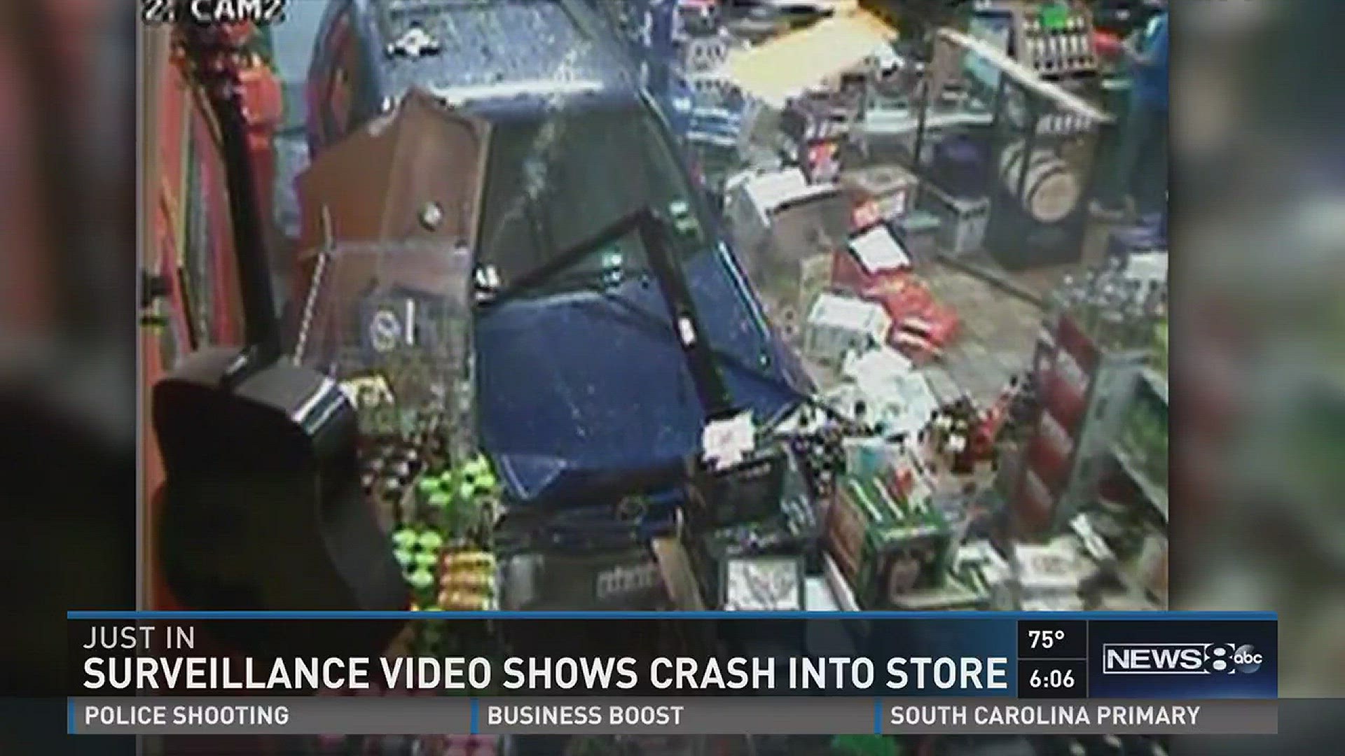 Surveillance video released in Colleyville store crash | wfaa.com