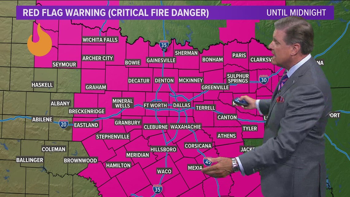 Why is all of North Texas under a red flag warning, or critical fire ...