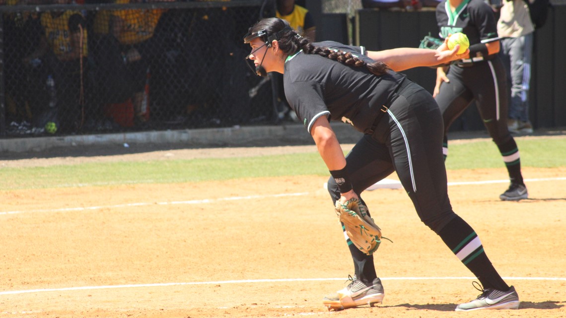 North Texas softball pitcher talks about throwing first perfect seven ...