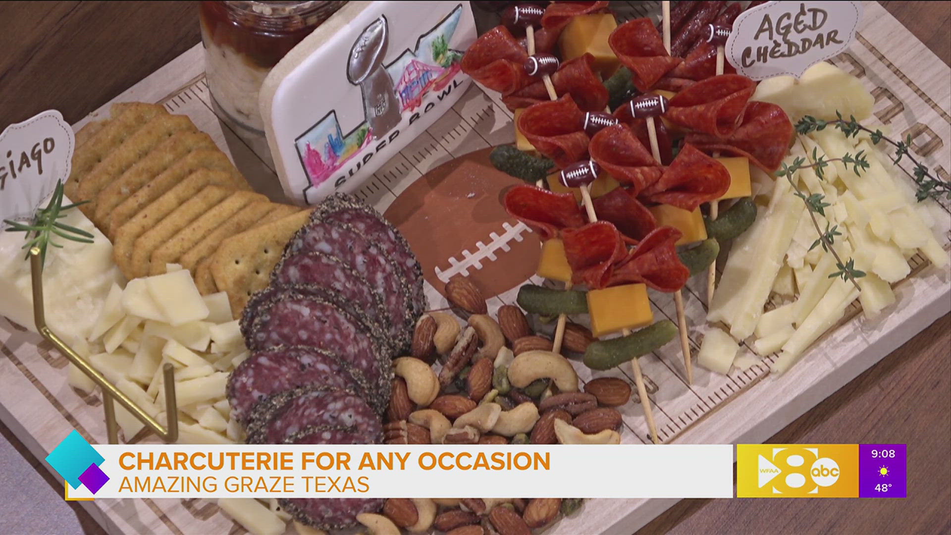 Charcuterie for any occasion with Amazing Graze | wfaa.com