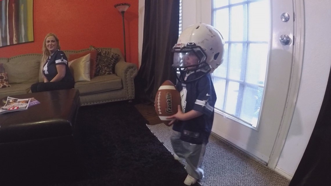 3-year-old Cowboys fan is all heart | wfaa.com