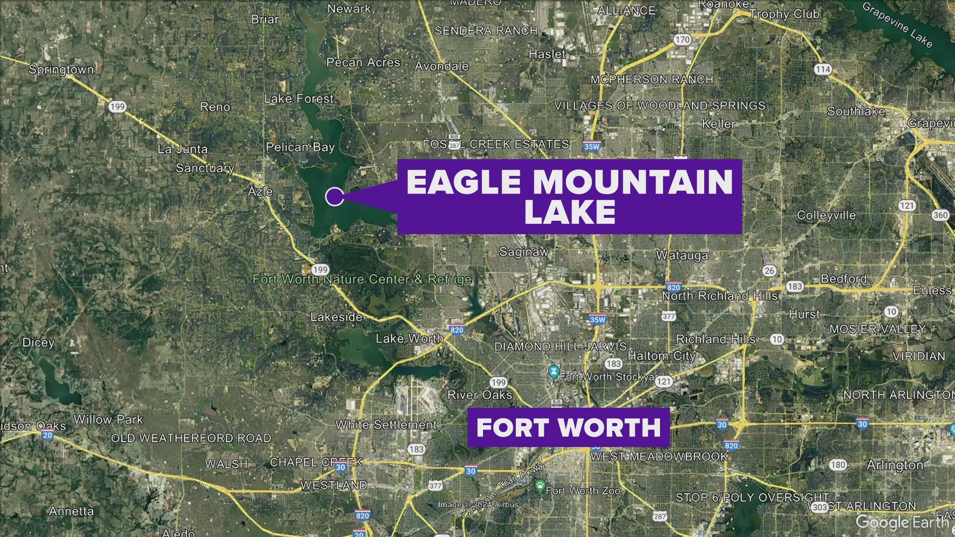 Man missing on Eagle Mountain Lake after his kids were saved by nearby ...
