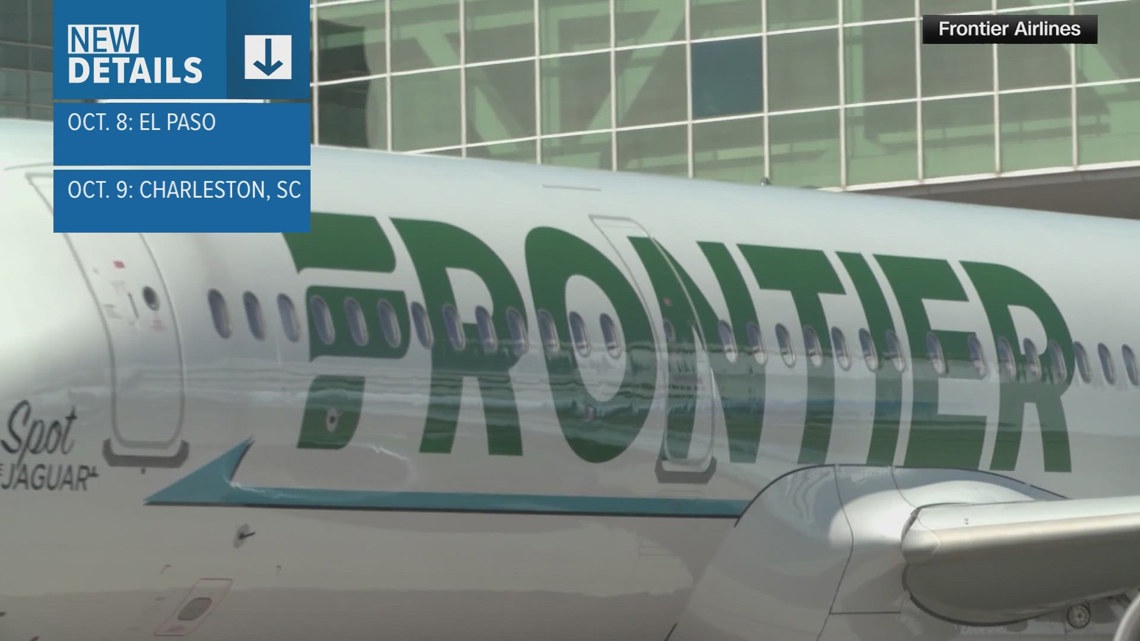 Frontier announces new low-fare routes from DFW in October | wfaa.com
