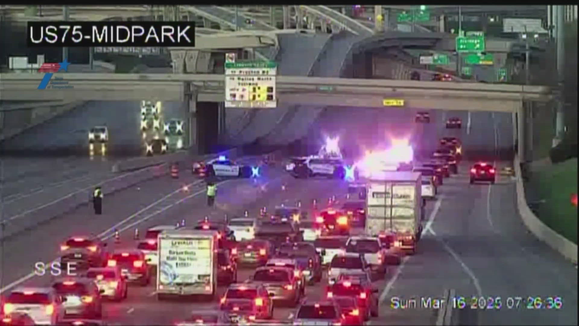 Dallas: Crash reported on US 75 near Midpark Road, officials say | wfaa.com