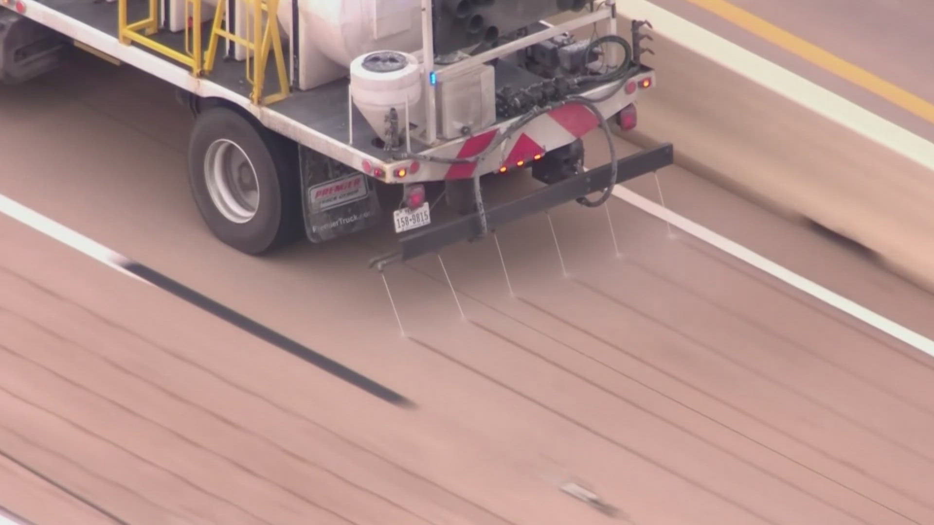 The first tool vs. North Texas icy roads? Brine. But what even is it ...