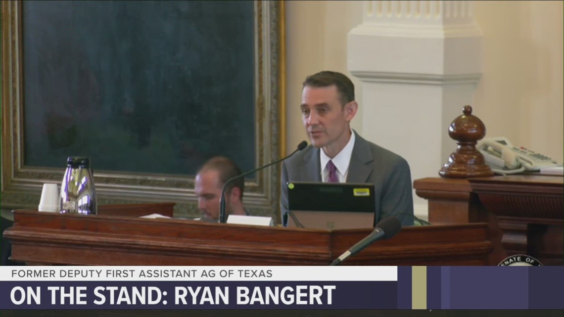 Paxton impeachment trial: Ryan Bangert retakes the stand on Thursday ...