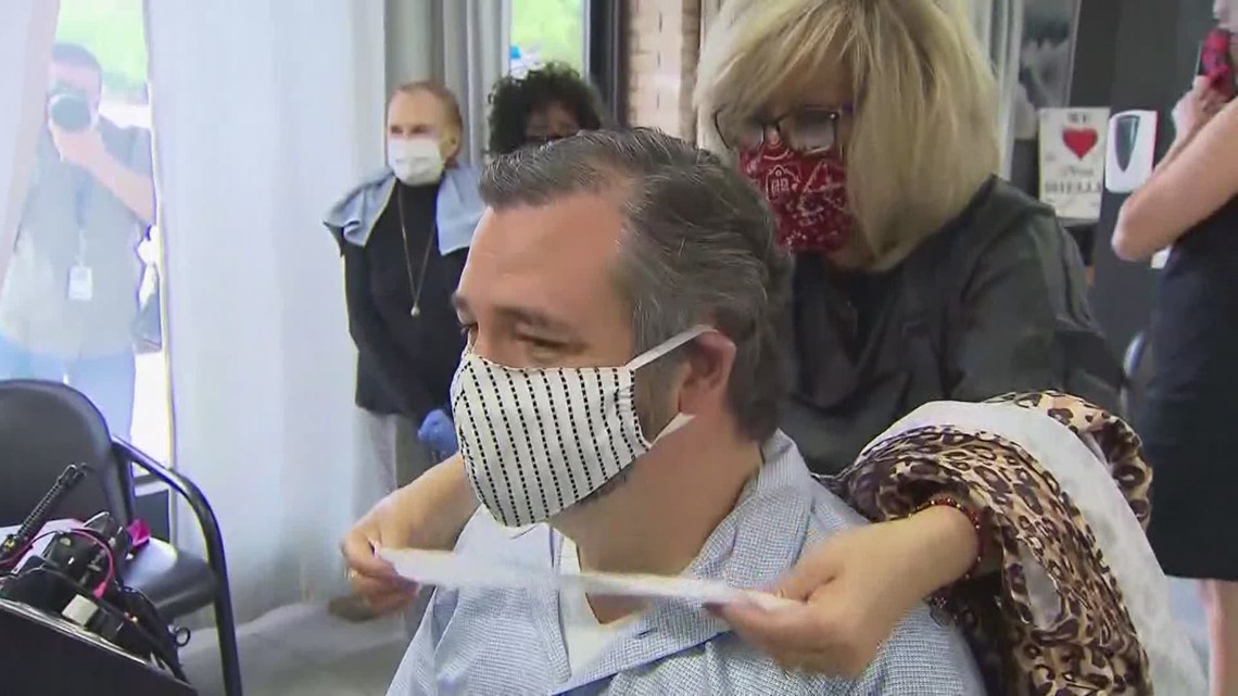 Sen. Ted Cruz gets haircut at Dallas salon to show support after owner ...
