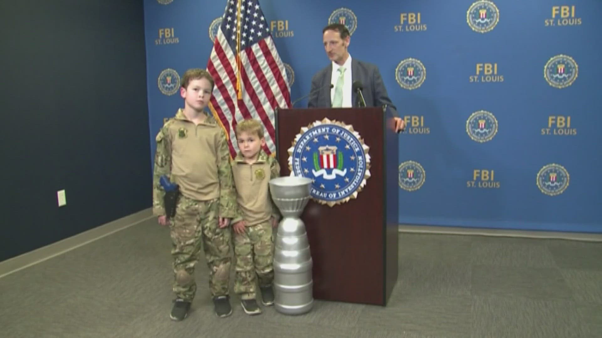 Kid brothers save Stanley Cup as FBI agents for a day | wfaa.com