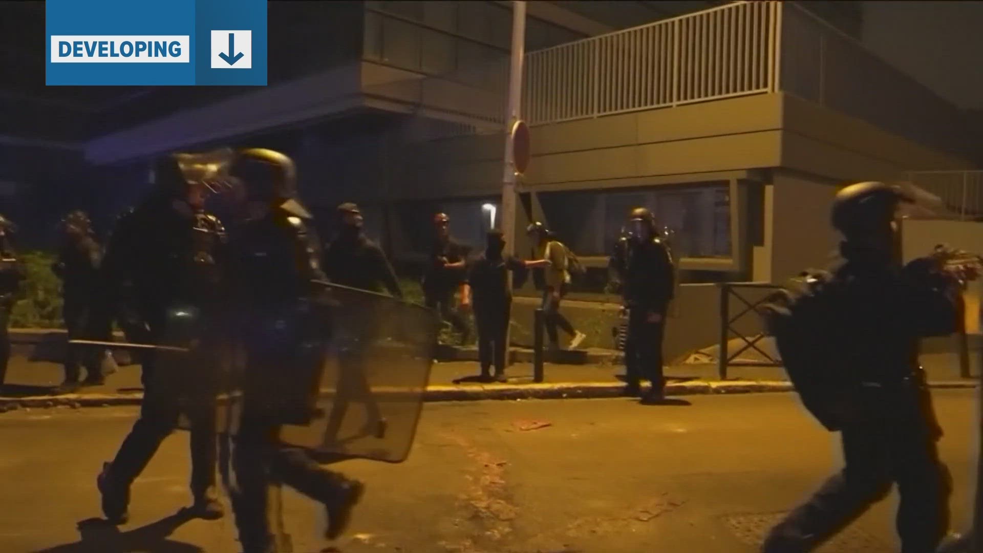 600 arrested and 200 police officers hurt on France's 3rd night of ...