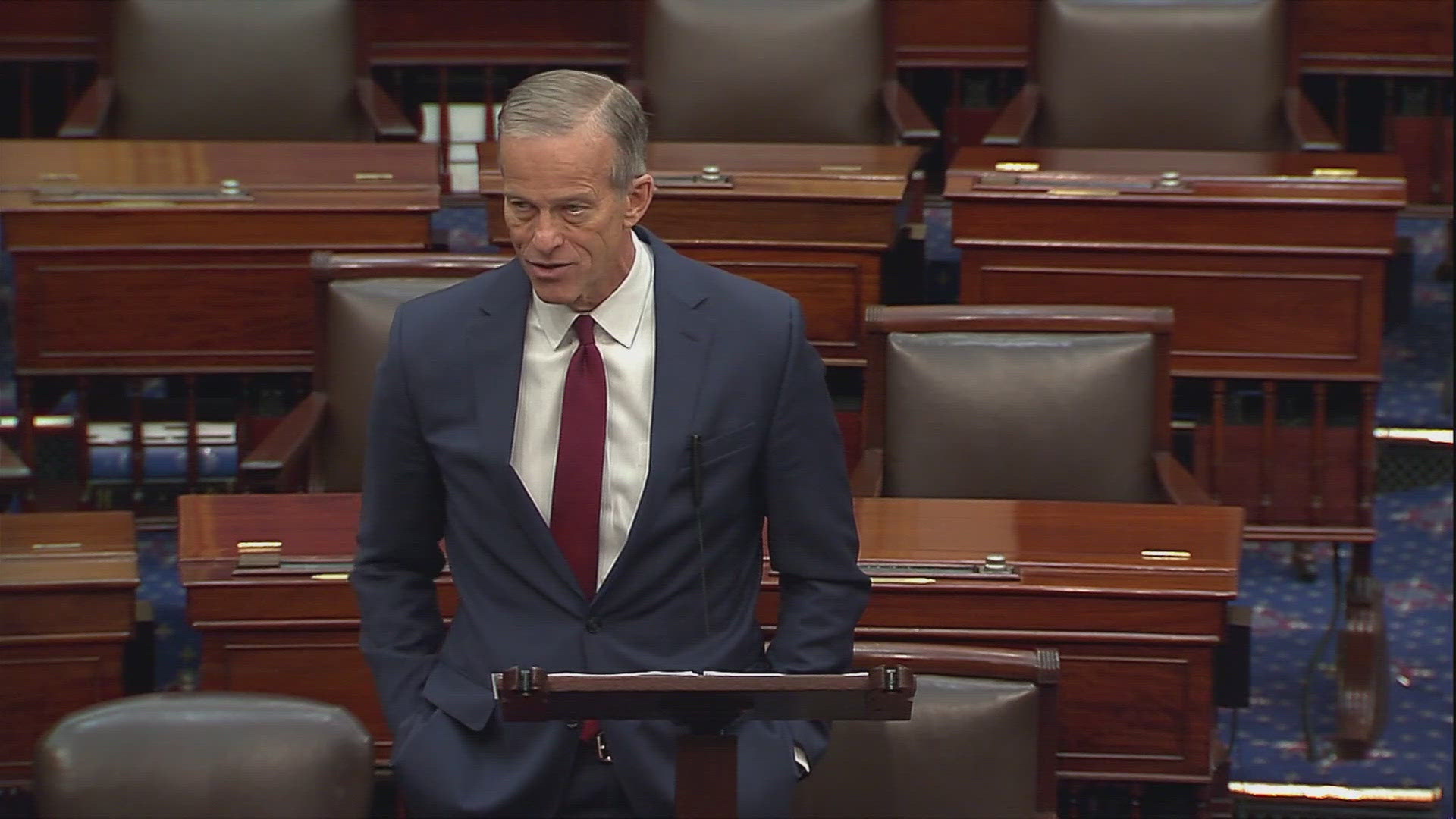 Republican Sen. John Thune makes first speech in Senate as majority leader | wfaa.com