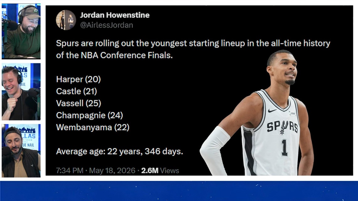 Spurs bring youngest starting lineup in NBA Conference Finals history ...