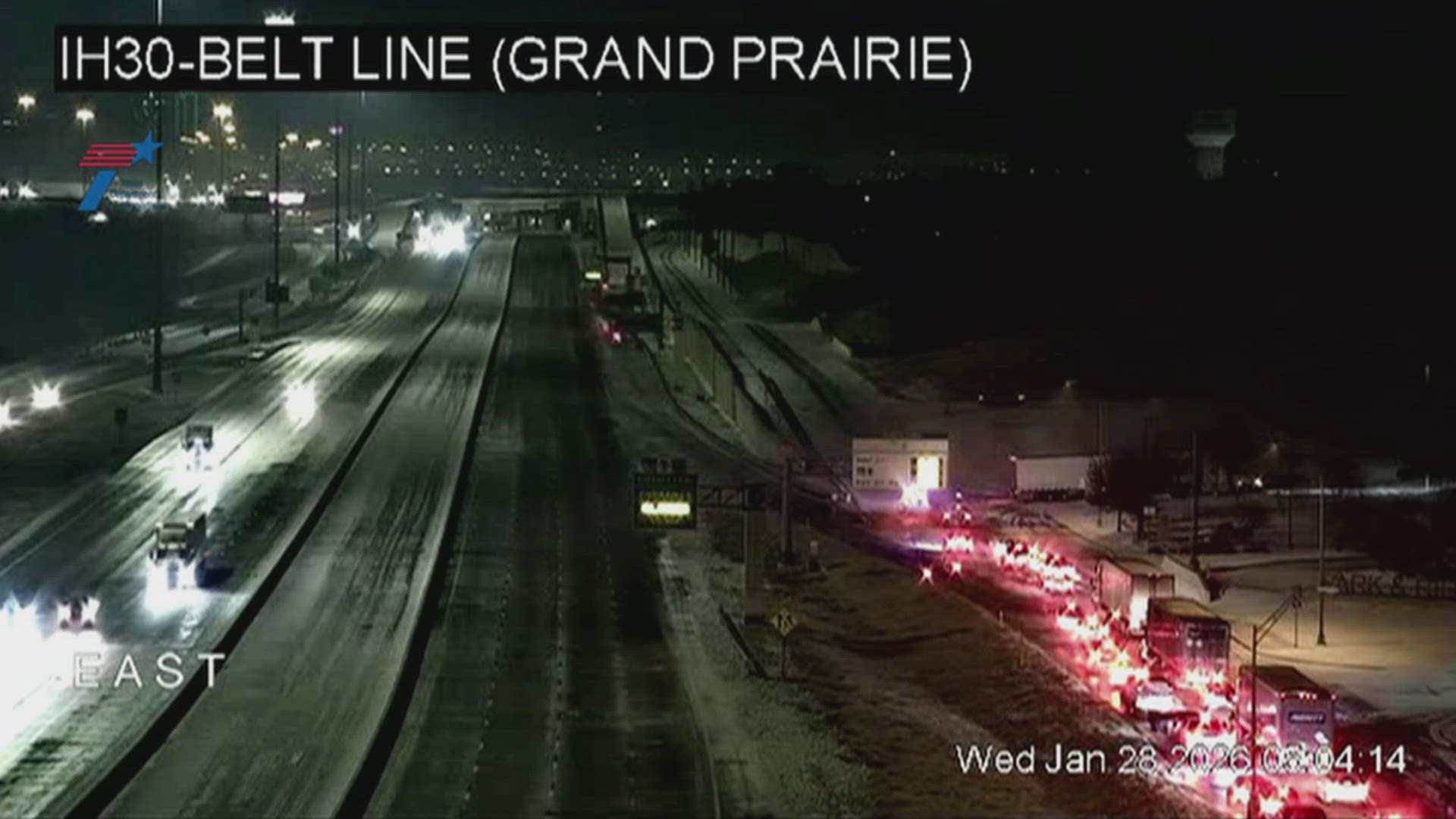 All lanes of I-30 partially reopened after a multi-hour closure ...