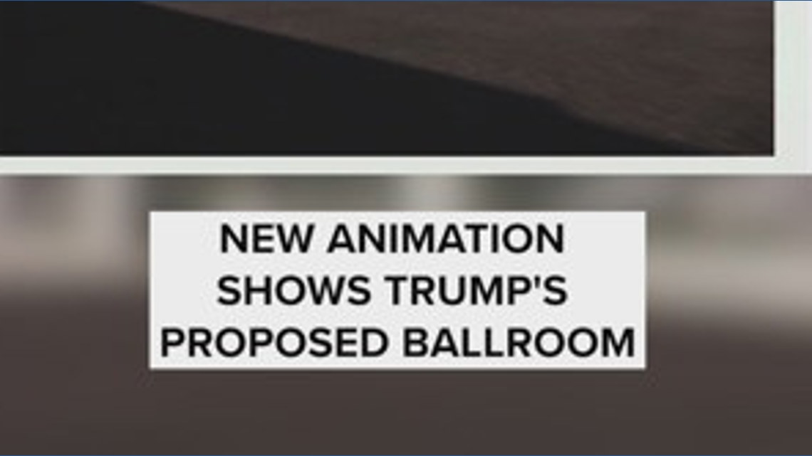 New animation shows Trump's proposed ballroom | wfaa.com
