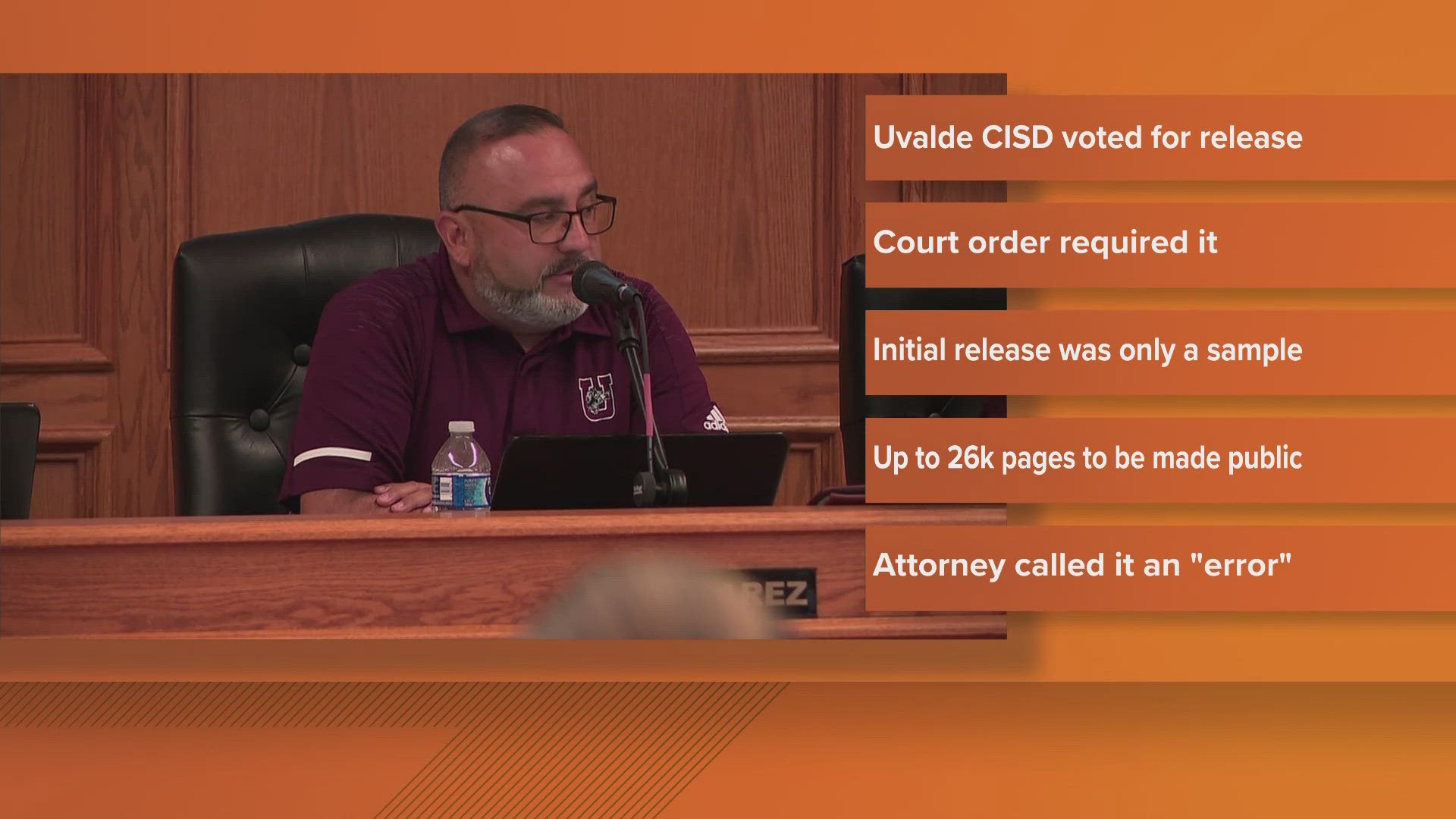Uvalde ISD admits it failed to release all documents related to the ...