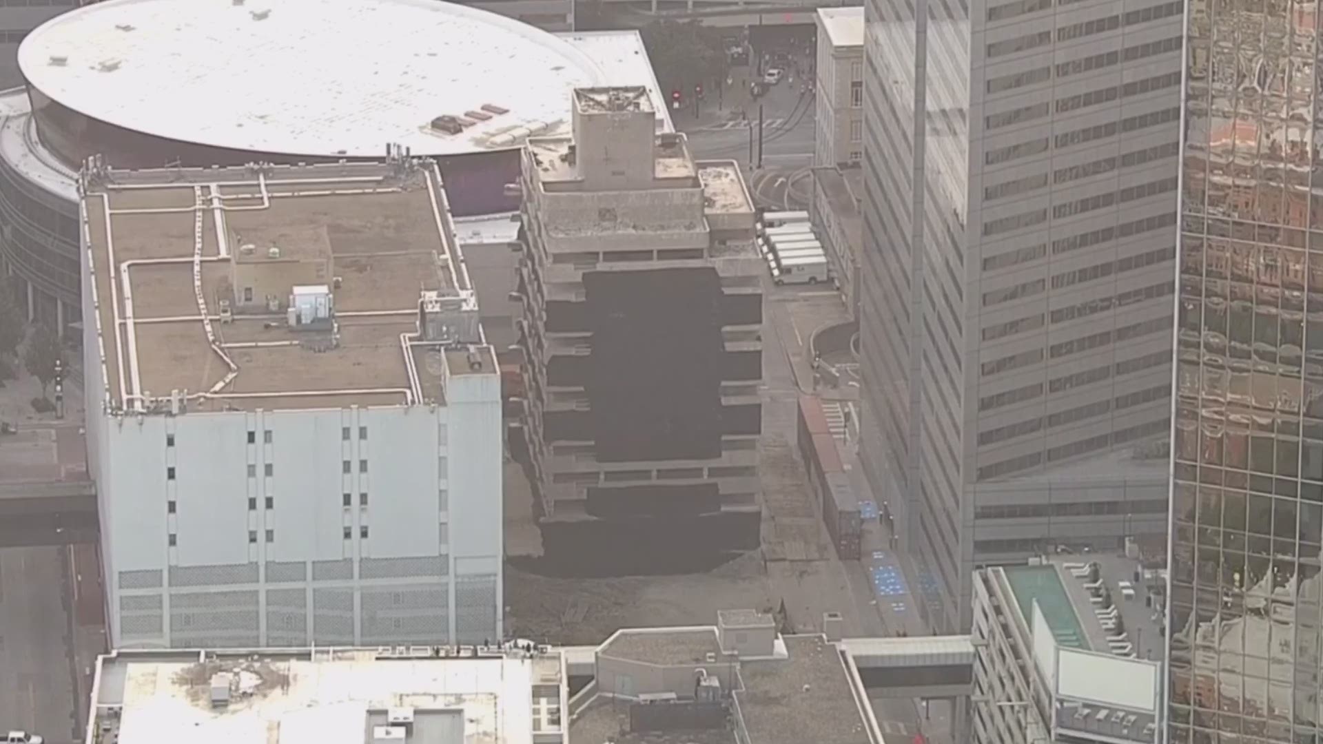 Dozens show up to watch downtown Dallas building implosion | wfaa.com