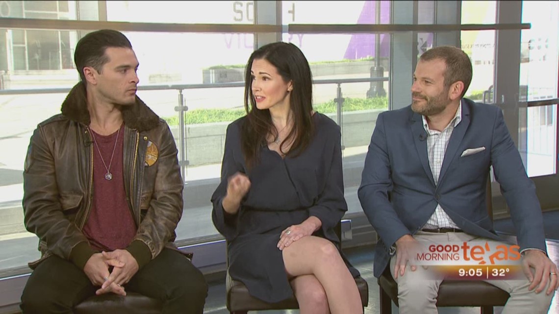 "Project Blue Book" actors Michael Malarkey and Laura Mennell | wfaa.com