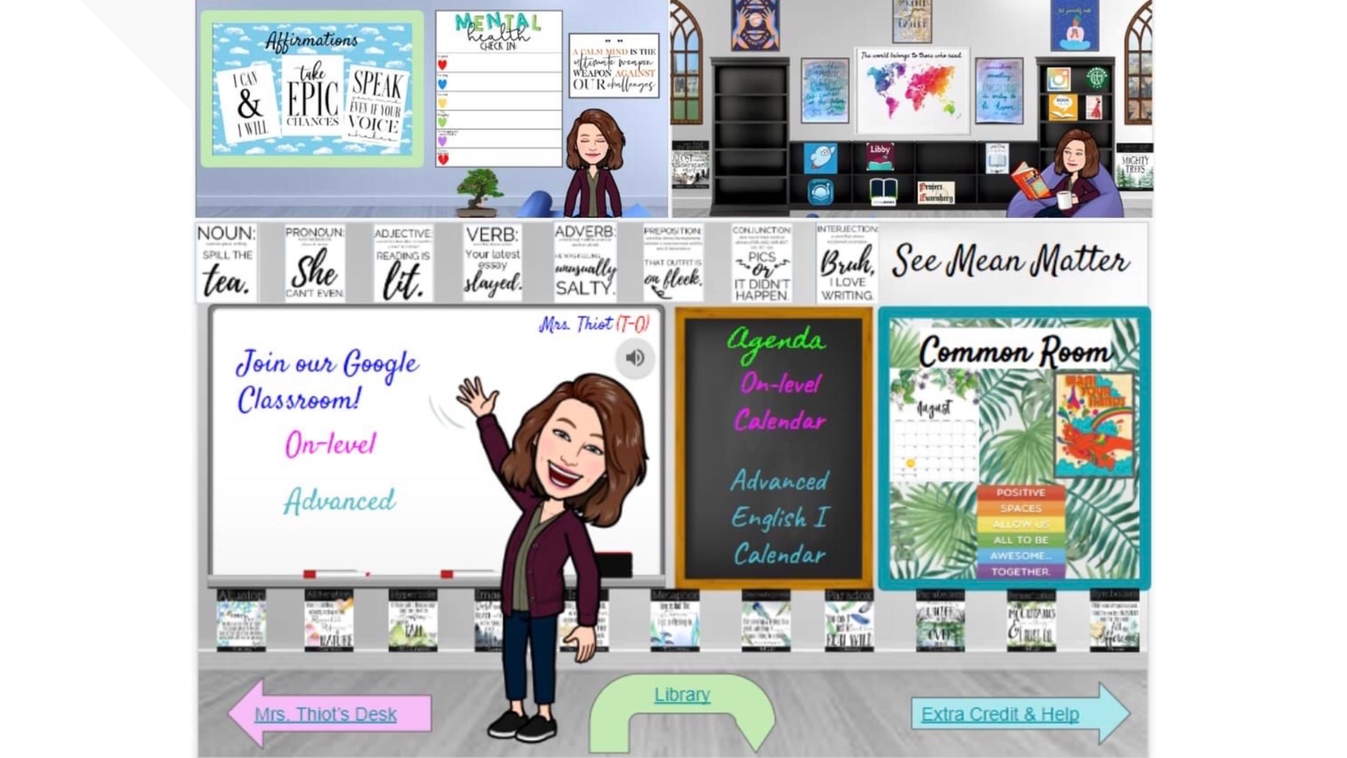 Bitmoji virtual classrooms from teachers around North Texas | wfaa.com