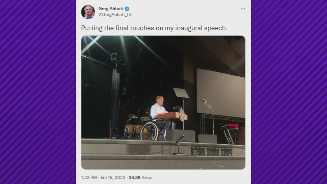 Texas Governor Greg Abbott prepares for third term inauguration | wfaa.com