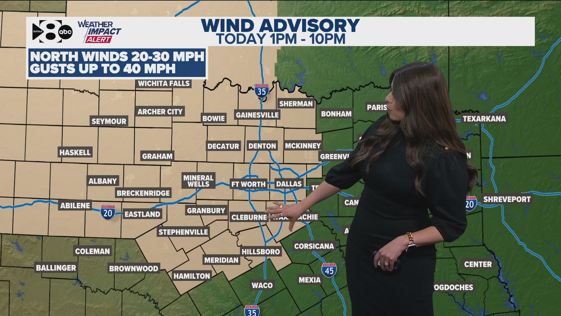WFAA Weather Alert: A Wind Advisory followed by a cool down | wfaa.com