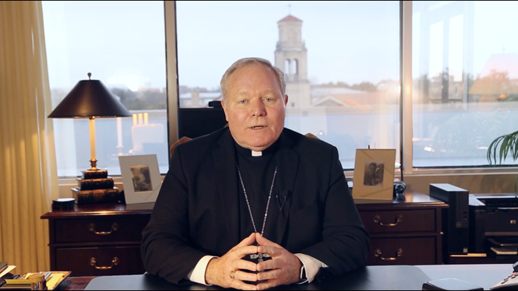 Bishop Burns releases statement on arrest of former priest | wfaa.com