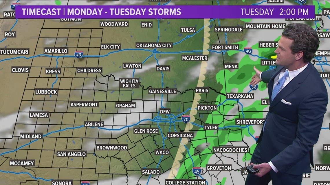 DFW Weather: Warm, pleasant weekend before storm chances return next ...