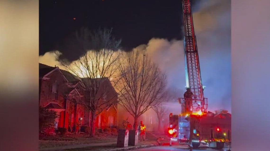 8 people displaced after fire damages two homes, Frisco fire officials ...