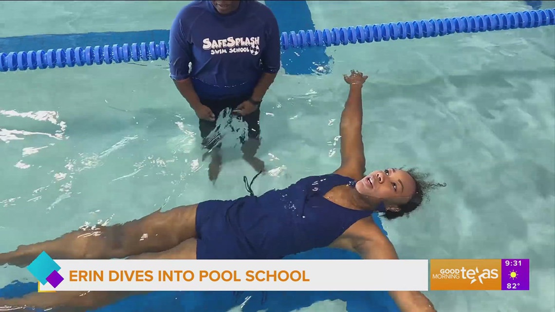 Pool School: How to float on your stomach and back | wfaa.com