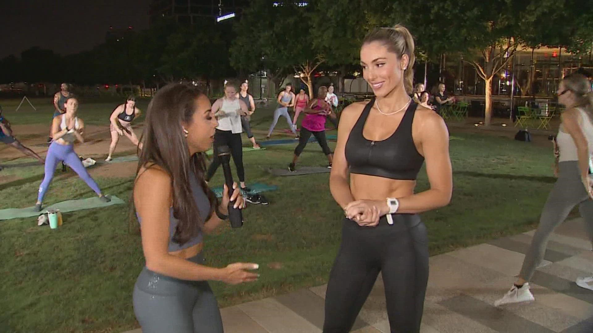 #IAmUp: Free workout at Klyde Warren Park | wfaa.com