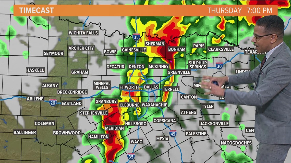DFW severe weather forecast: Hour-by-hour timing | wfaa.com