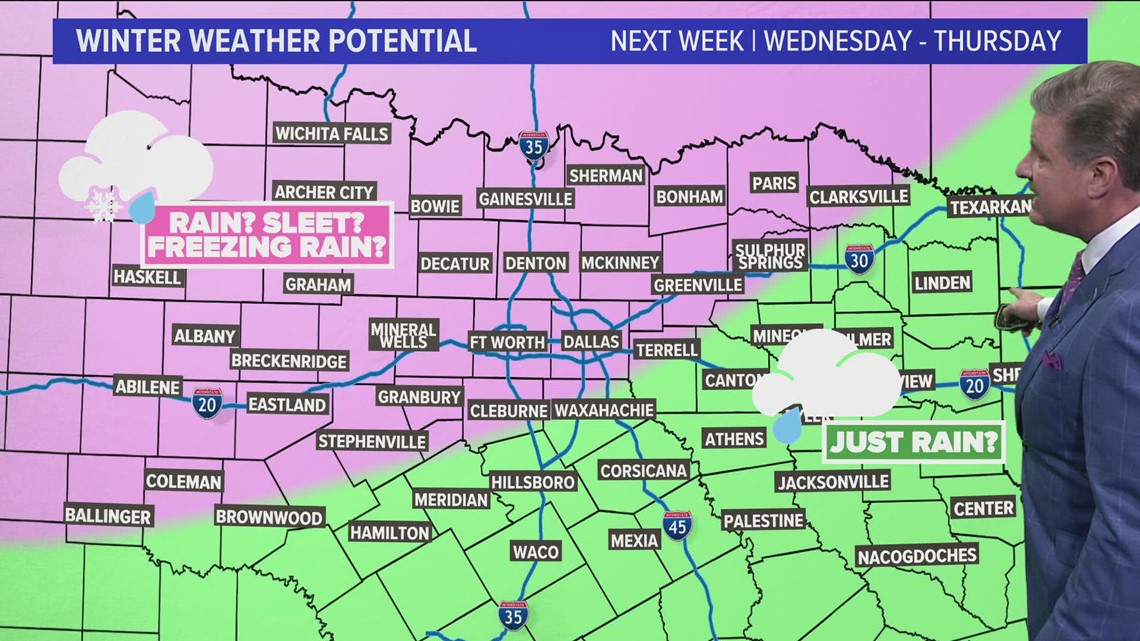More winter weather in DFW? Latest on the possible icy conditions North ...
