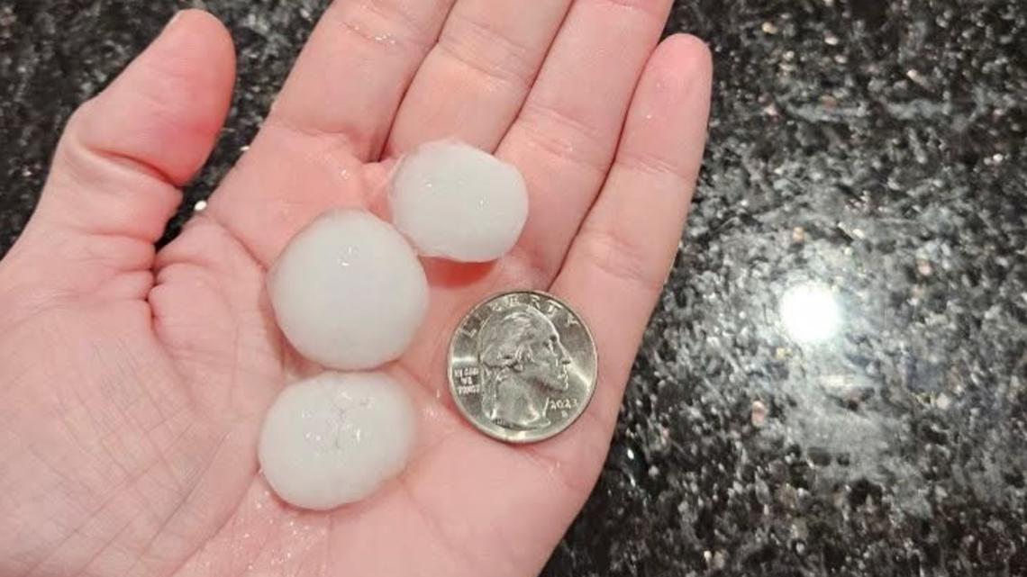 North Texans report golf ball-sized hail and severe storms | wfaa.com