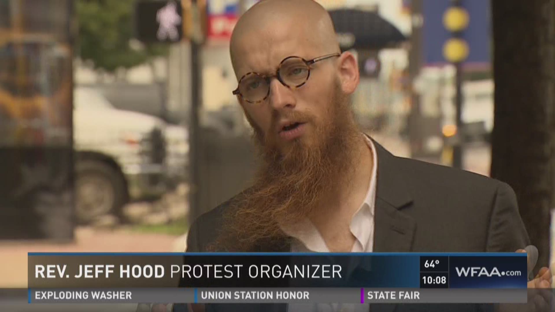 Protest organizer 'devastated' when he revisits where officers were ...