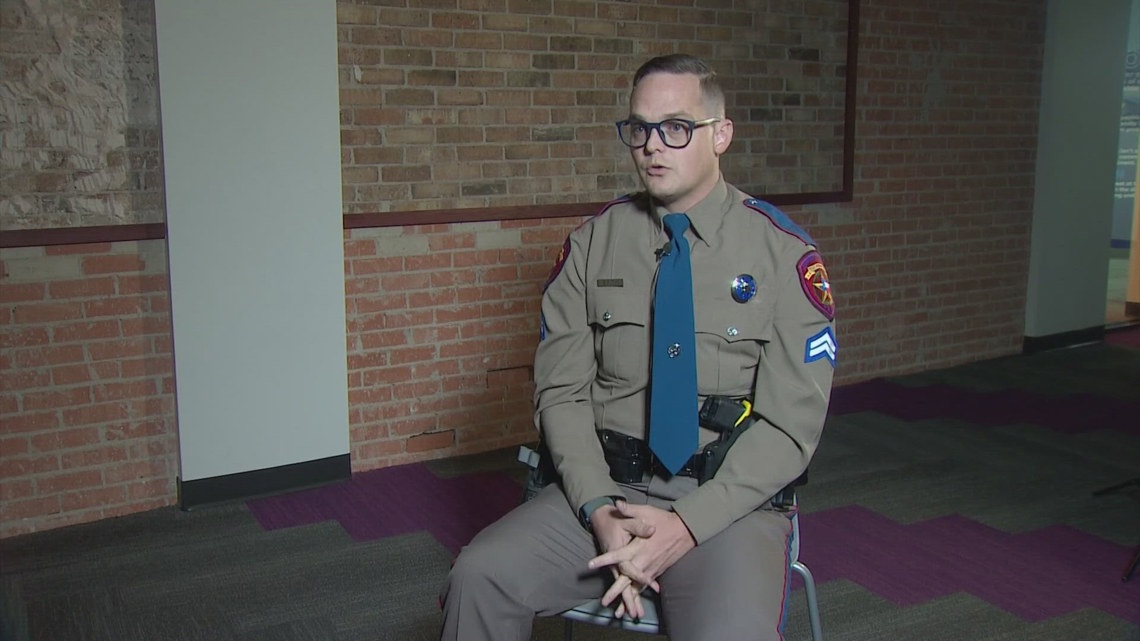 DPS trooper races toward flames to save lives on Dallas North Tollway ...