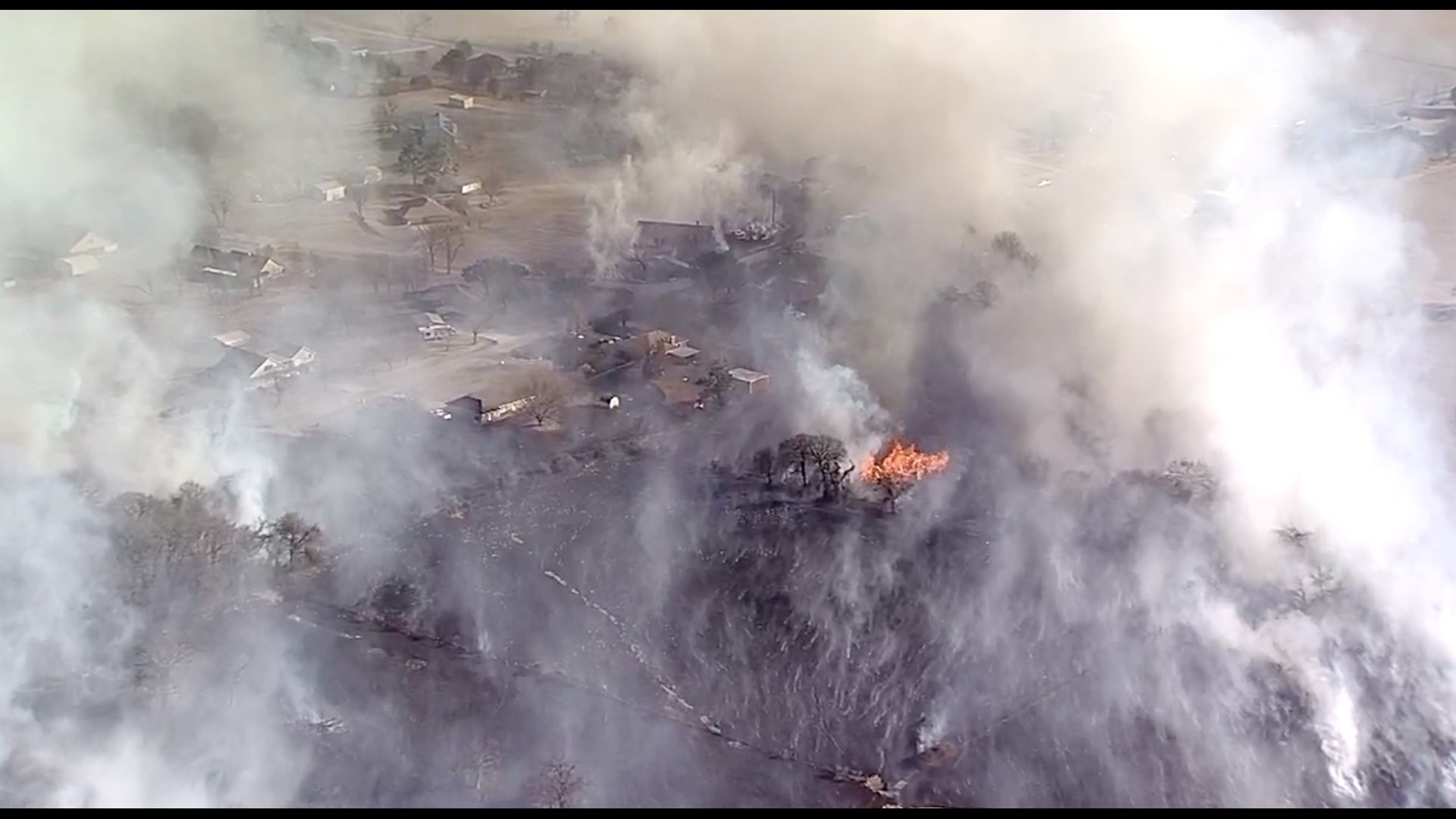 Downed power line caused 2,500-acre Parker Co. fire | wfaa.com