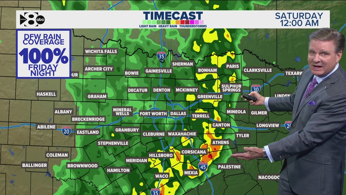 Dallas-Fort Worth Weather: Latest forecast, live radar, rain chances ...