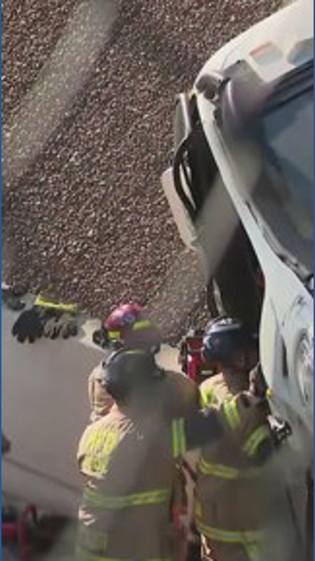 Bus falls off overpass in Houston, TX | wfaa.com